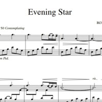 Evening Star sheet music - Ron Adelaar Music
